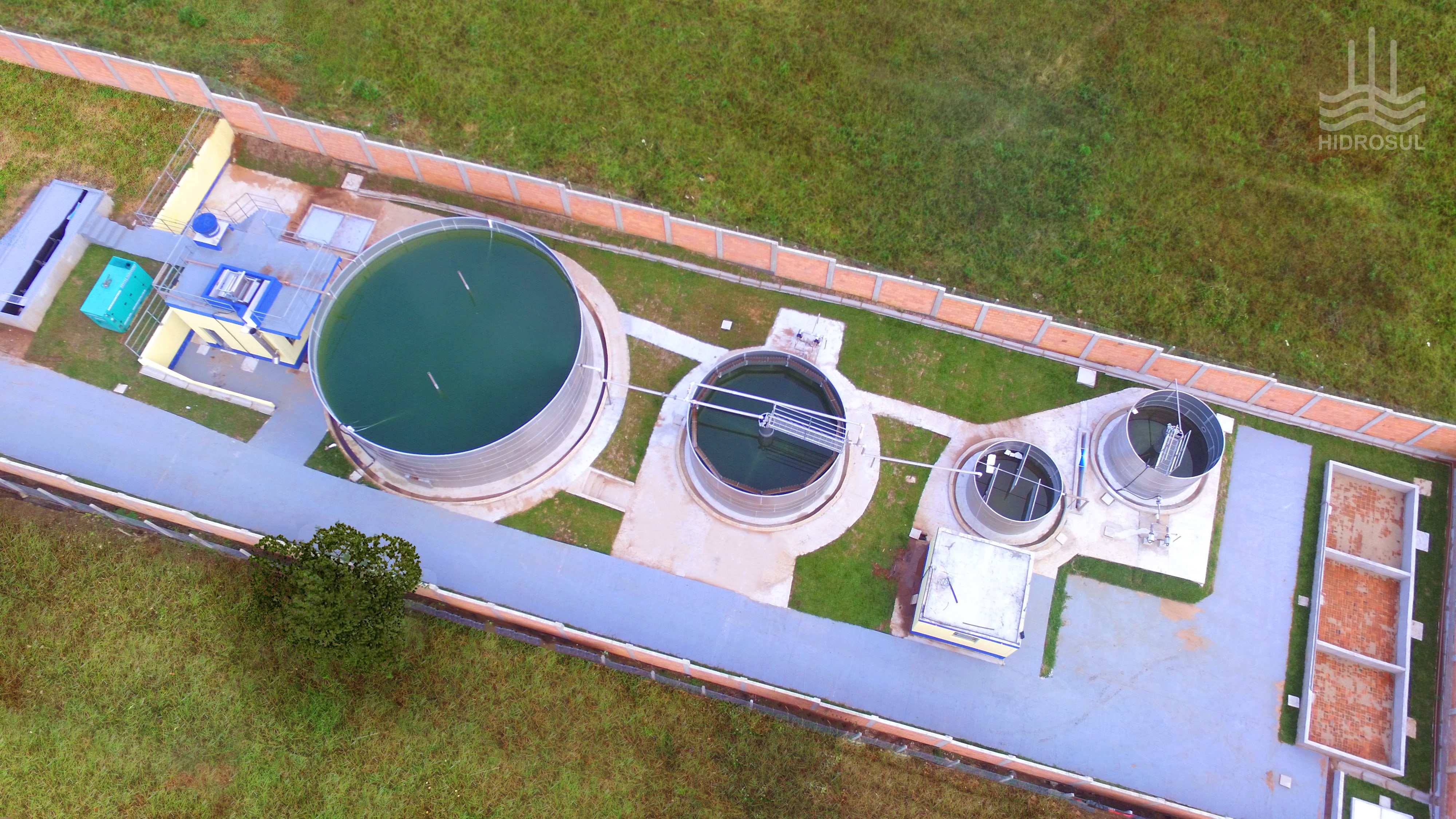 ETE em Aço Inox para tratamento de efluentes - Hidrosul